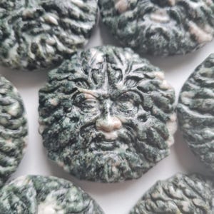 Preseli Bluestone Green Man Stonehenge Stone Carved Green Man Pagan - Etsy