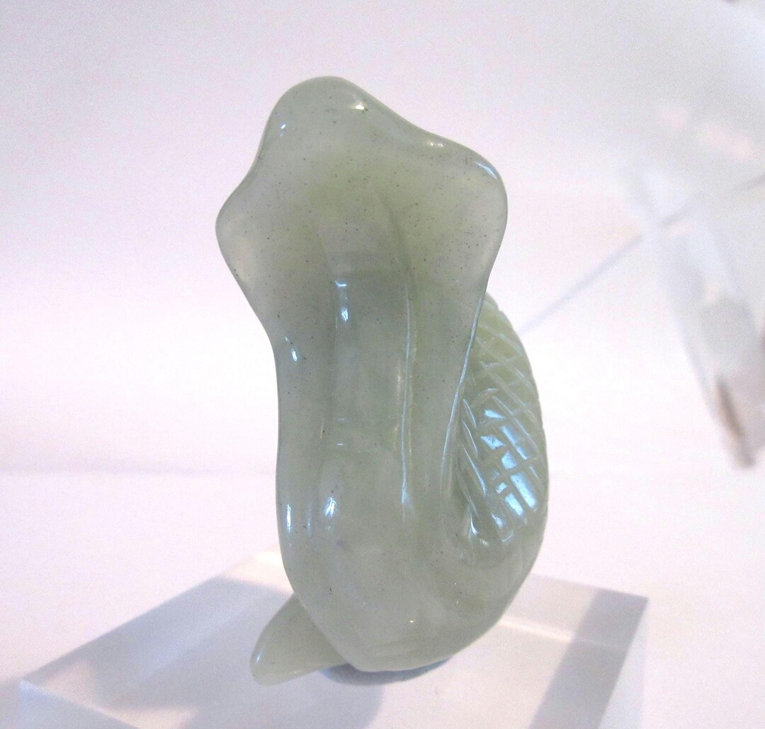 Jade Snake - Cobra - Crystal Carving - Crystal Collectable - Etsy