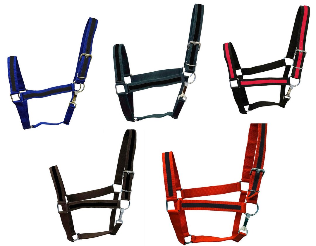 New NON Padded Adjustable DRAFT Xlg Halter-5 Colors Red Green Black ...