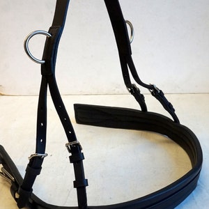 Russet Brown or Black Size PONY Harness-driving Cart Full Set of ...