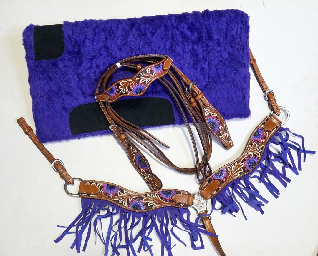 Fleece Pads for Youth & Kids Saddle 24x24 Pink Blue Teal Purple Green ...