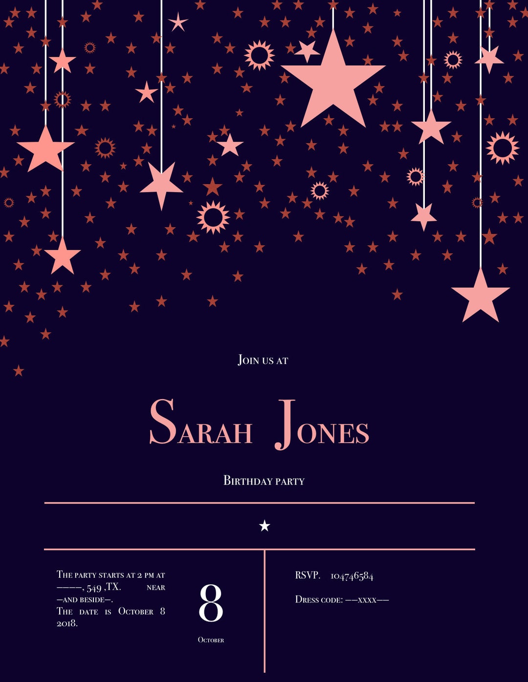 Party Invitation for Any Occasion - Etsy