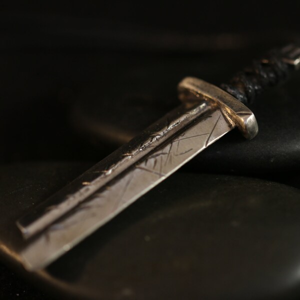 Broken Sword Pendant - Etsy