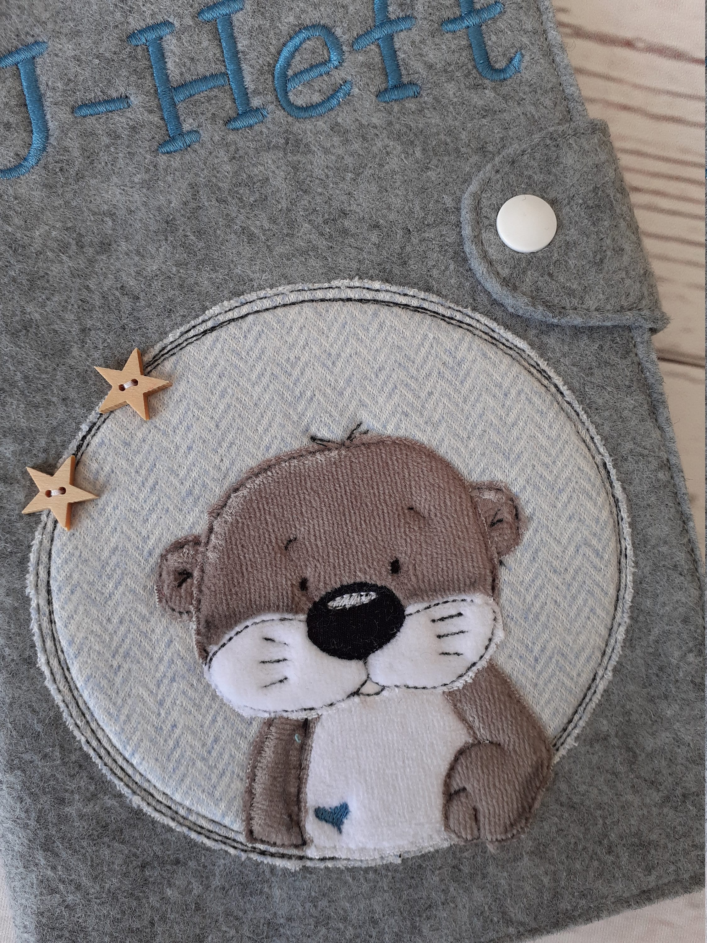 U-Heft-Hülle Filz personalisiert bestickt U-Pass-Hülle - Etsy.de