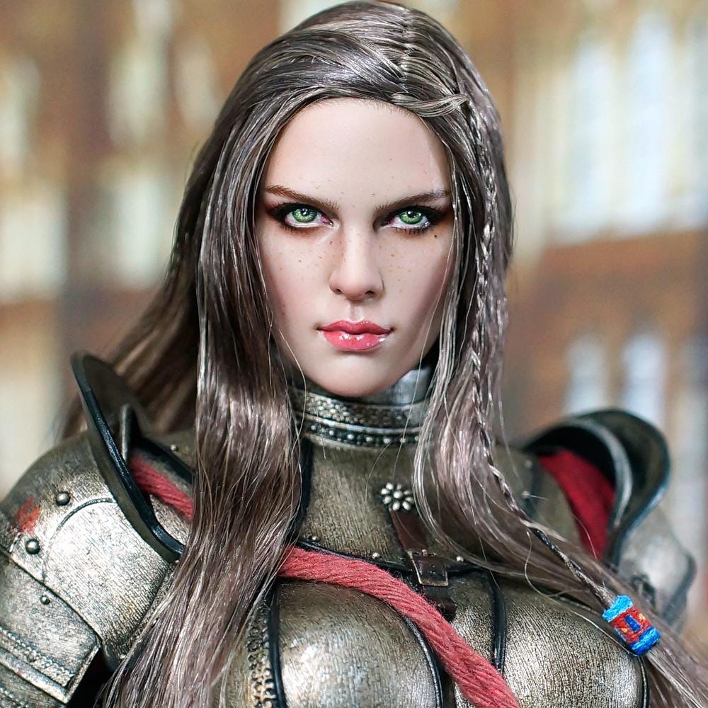 Custom Art Doll Repaint Head 1/6 Action Figure Head Sculpt OOAK Dolls ...