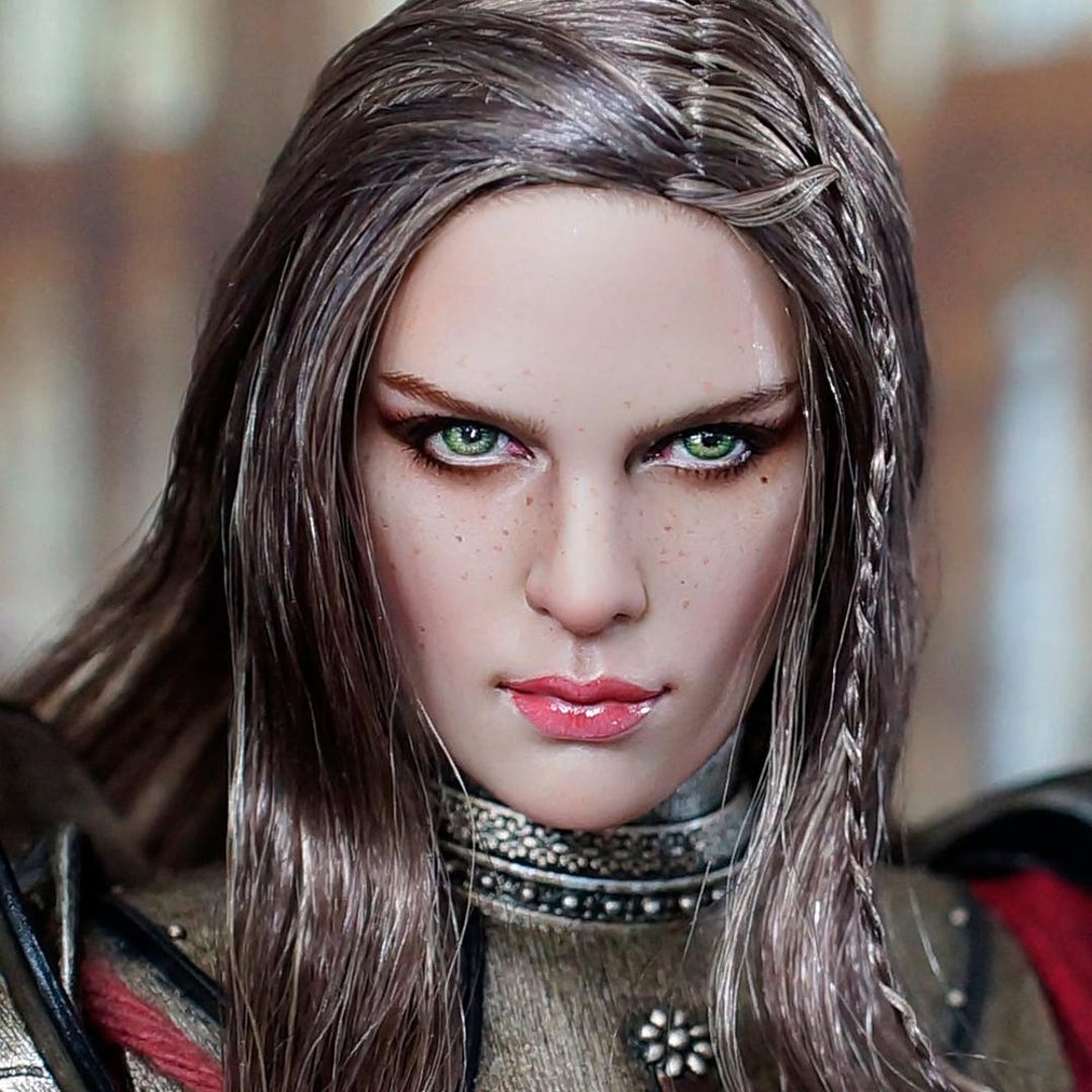 Custom Art Doll Repaint Head 1/6 Action Figure Head Sculpt OOAK Dolls ...