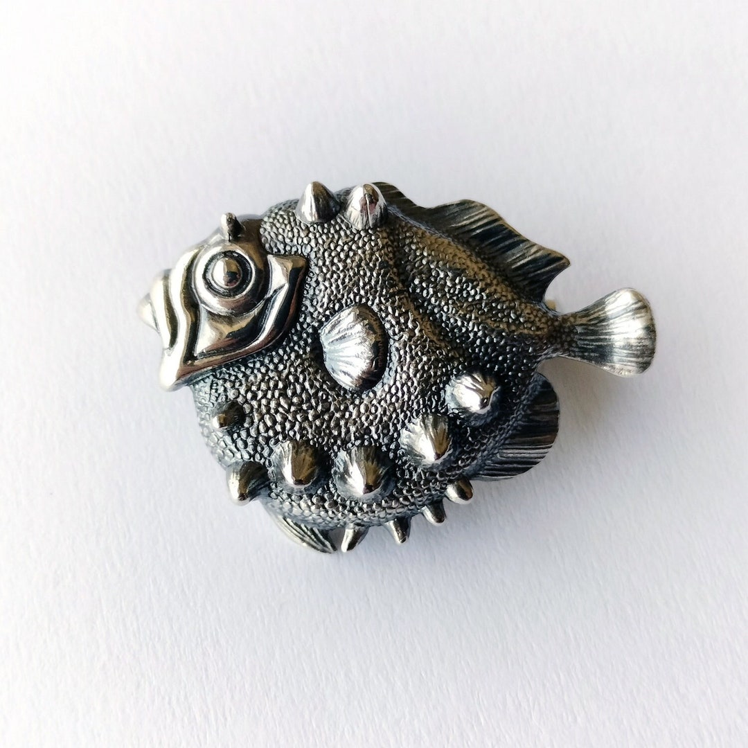 Deep Sea Fish Sterling Silver Pin-oreosoma Atlanticum-925 - Etsy