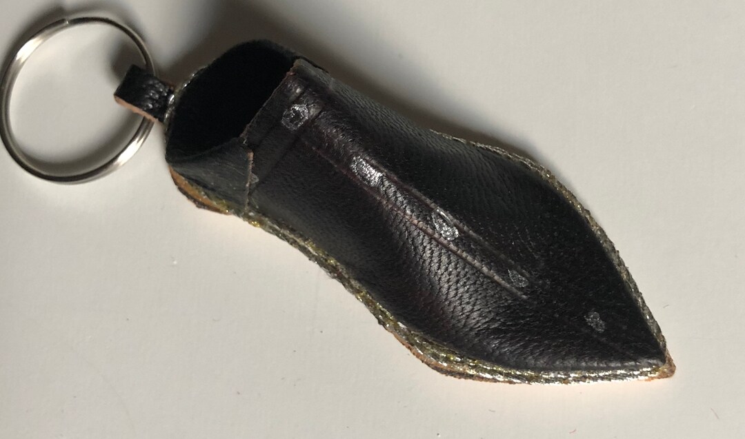 Hand Made Moroccan Belgha Keychain - Etsy