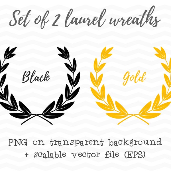 Gold Laurel Wreath - Etsy