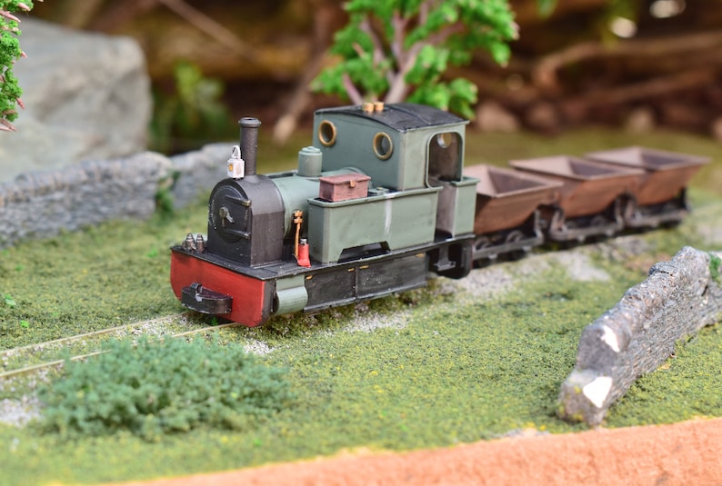 009/oo9 Narrow Gauge 3D Printed kerr Stuart Skylark Tramway Locomotive ...