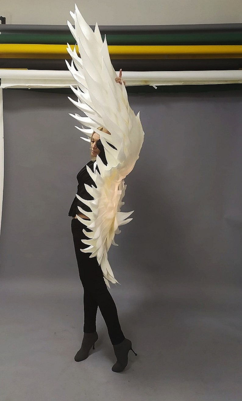 Large White Angel Wings Costume Giant Wedding Bridal Sexy Etsy