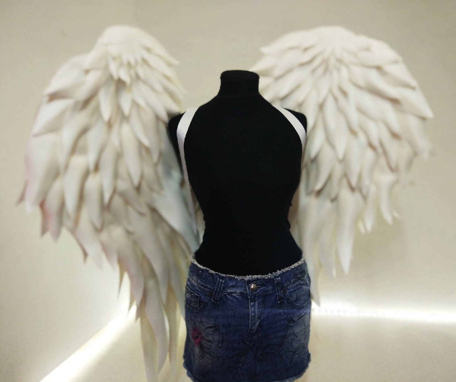 White Angel Wings Costume Wedding Bridal Party Victoria Secret Etsy
