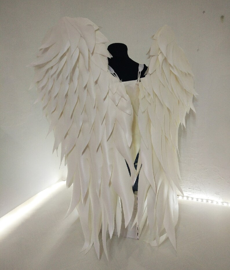 White Angel Wings Costume Wedding Bridal Party Victoria Secret Etsy