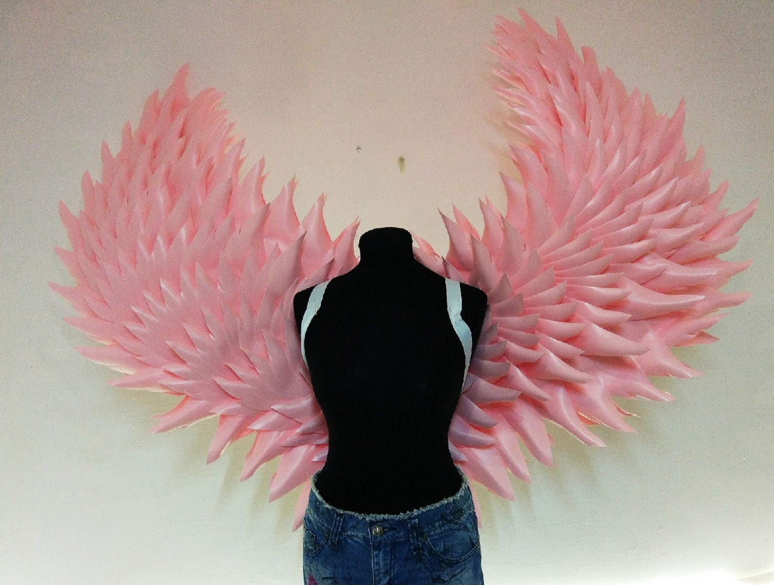 Pink angel wings costume Victoria secret wings cosplay angel | Etsy