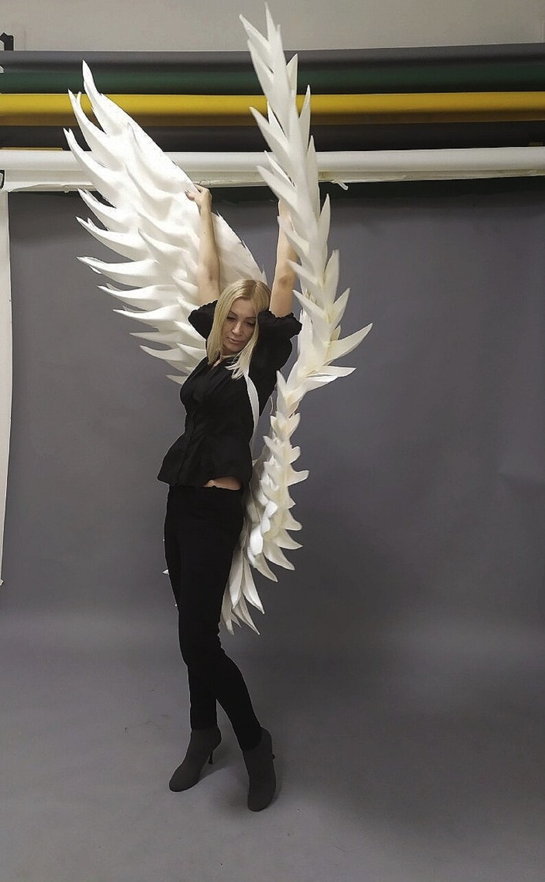 Large White Angel Wings Costume Giant Wedding Bridal Sexy Etsy