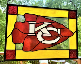 Football Stained Glass - Etsy