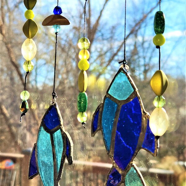 Stained Glass Fish - Etsy