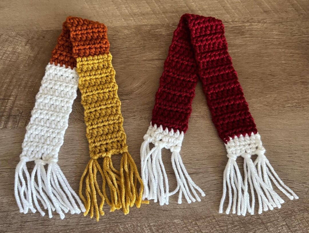 Candy Corn Scarf With Tassels for Dolls | Santa Claus Mini Scarves for ...