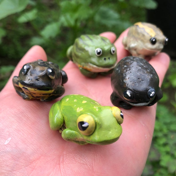 Polymer Clay Frog - Etsy