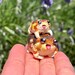 Handmade Polymer Clay Angry Screaming Black Desert Rain Frogs Figurine ...