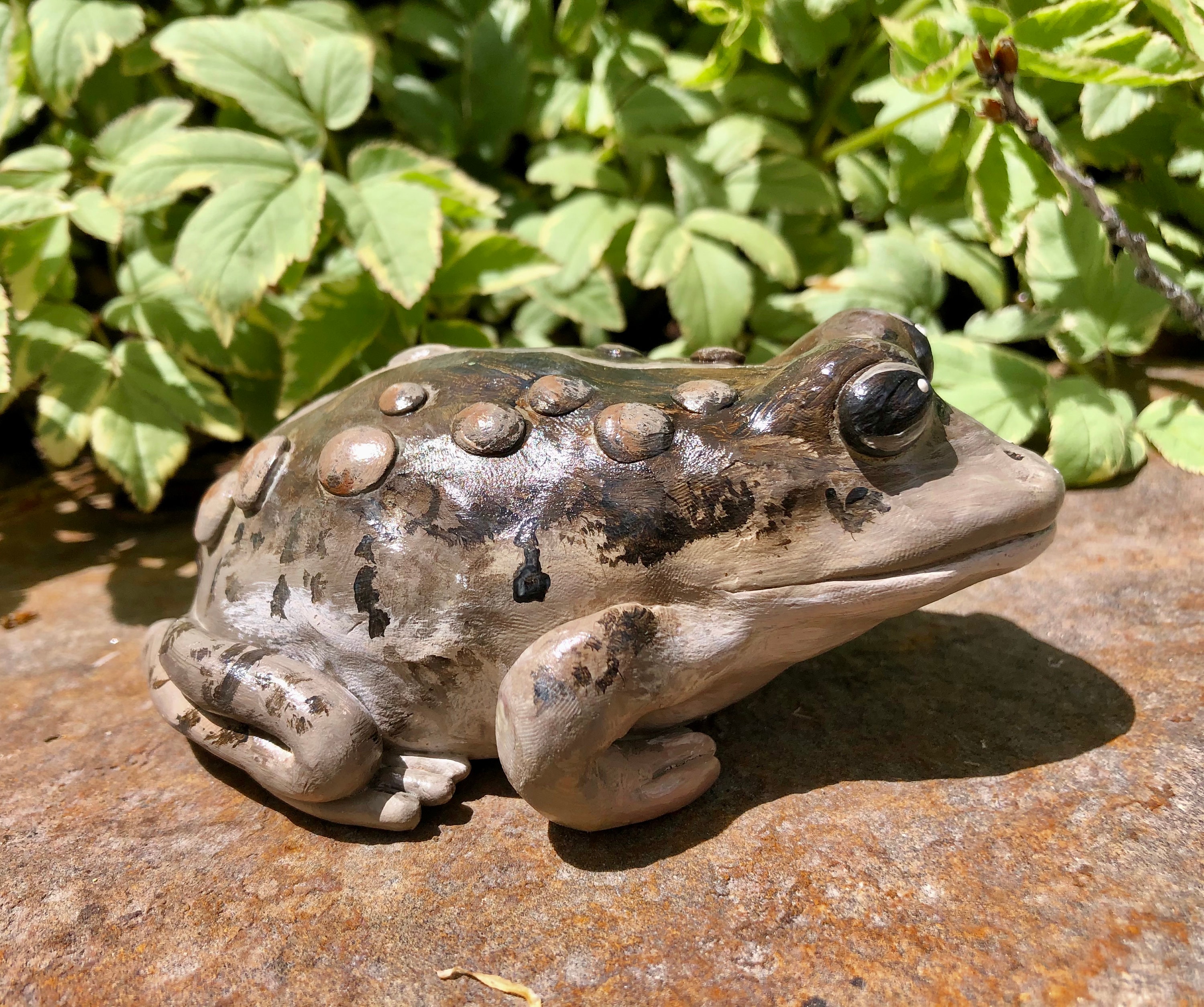 Handmade Small Western Realistic Fat Toad Figurine Gift | Personalized ...