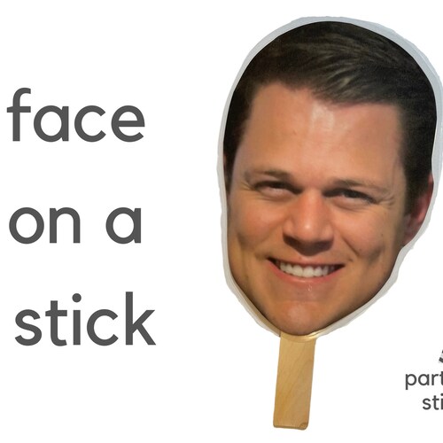 Face on a Stick - Etsy