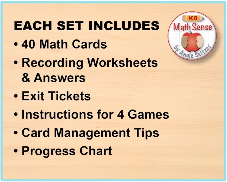 Multiplication & Division Fact Families CARD GAMES 2s Through 10s With ...