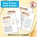 Multiplication & Division Fact Families Card Games (printable) - Etsy