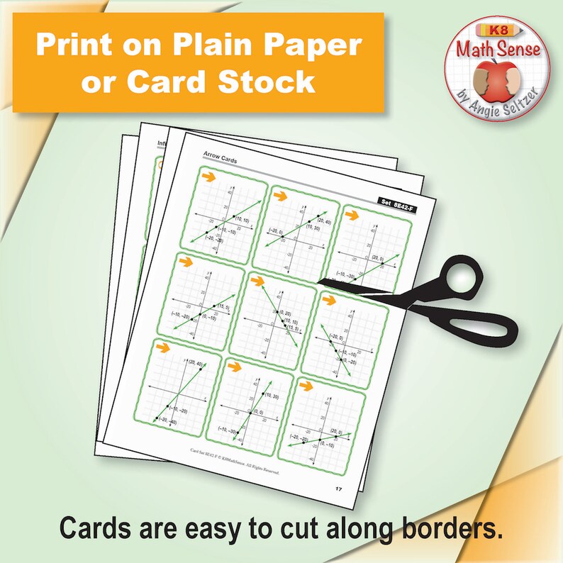 Algebra Games: Matching Linear Functions or Equations, Graphs, and ...