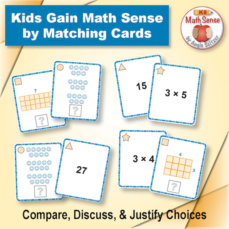 Multiplication Facts Card Games 2s Through 10s With 9 Sets of 40 ...