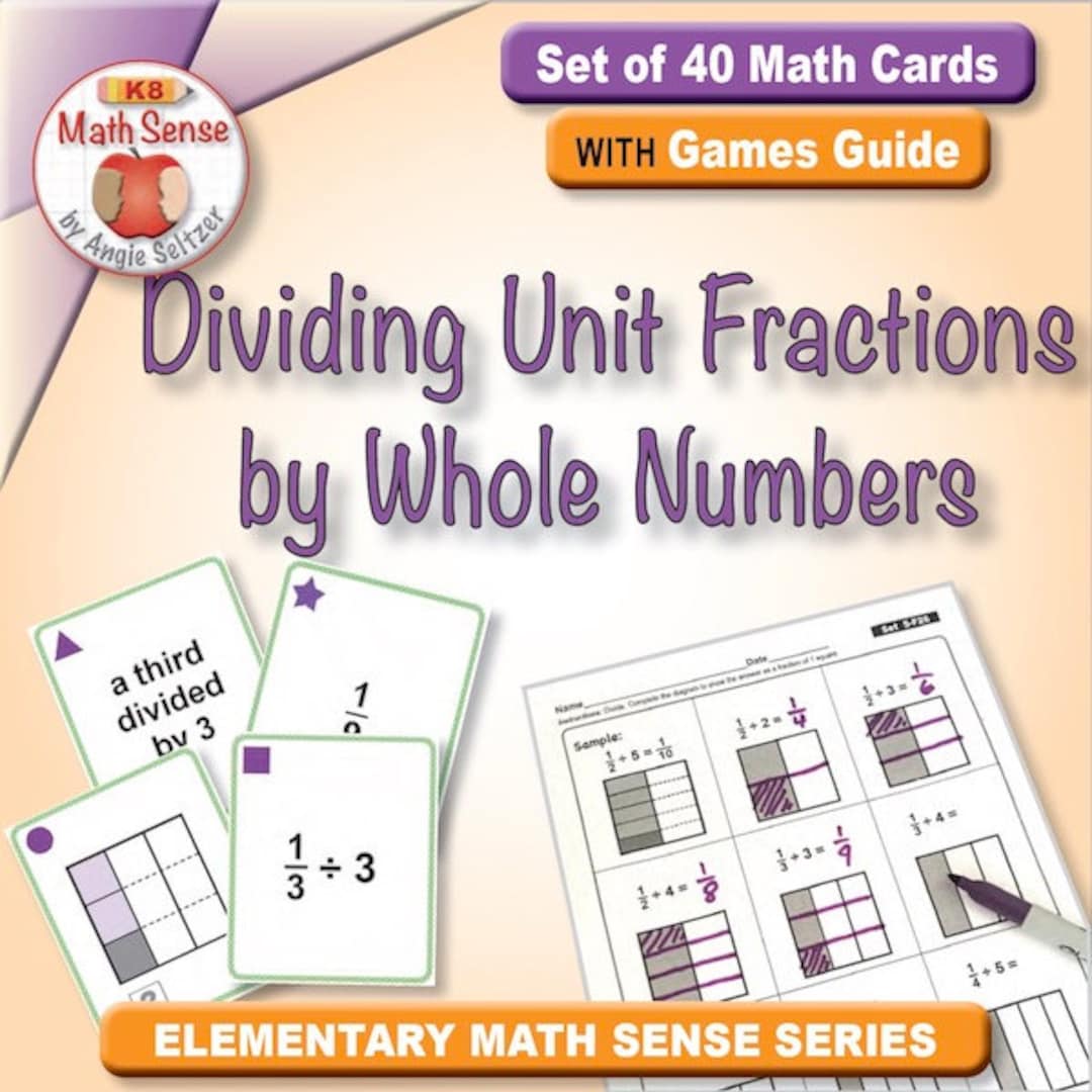 5th Grade Math Sense Games | Dividing Unit Fractions by Whole Numbers ...