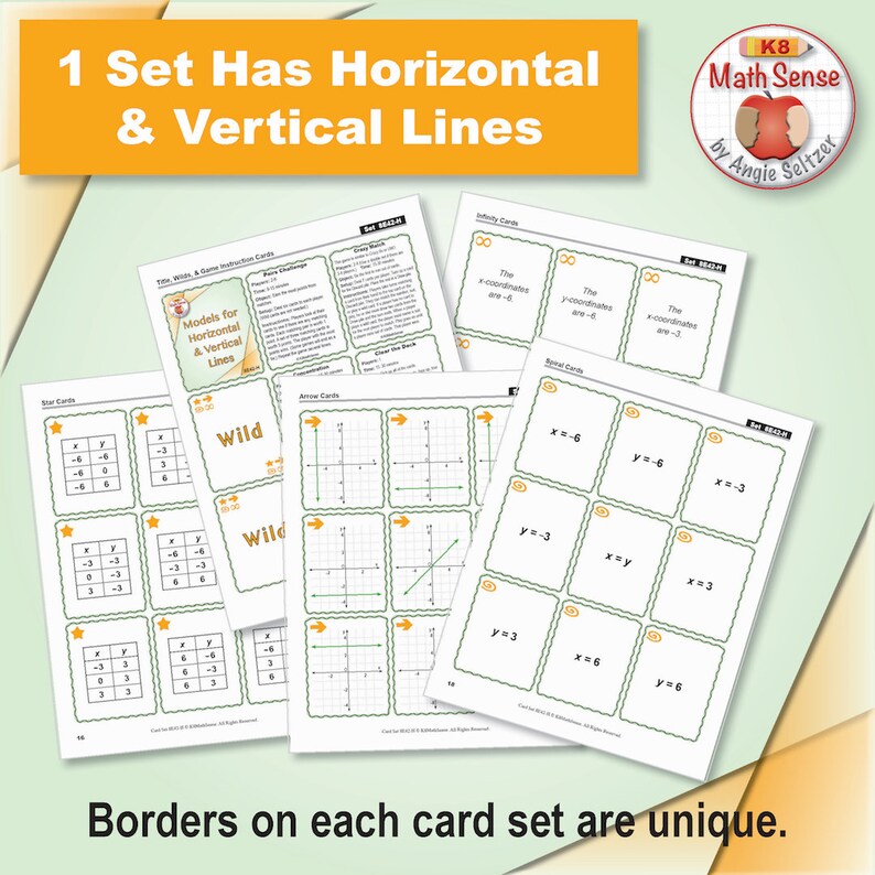 Algebra Games: Matching Linear Functions or Equations, Graphs, and ...