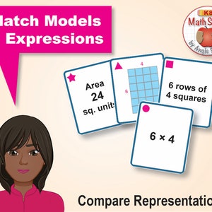 3rd Grade Math Sense Games | Area of a Rectangle [code 3M33] - Etsy