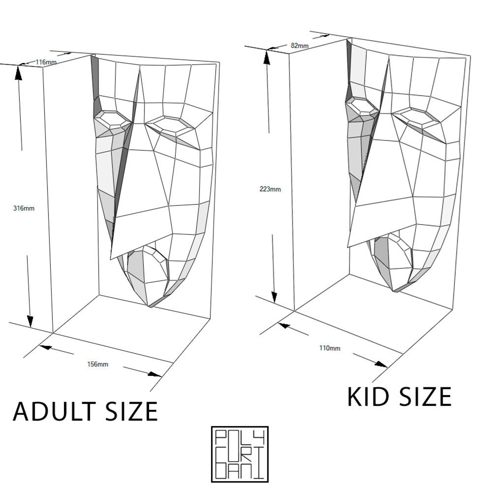 The Witch Mask | DIY Papermask | DIY Halloween Mask | Build Your Own ...