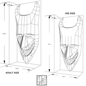 The Little Demon Mask | DIY Papermask | DIY Halloween Mask | Build Your ...