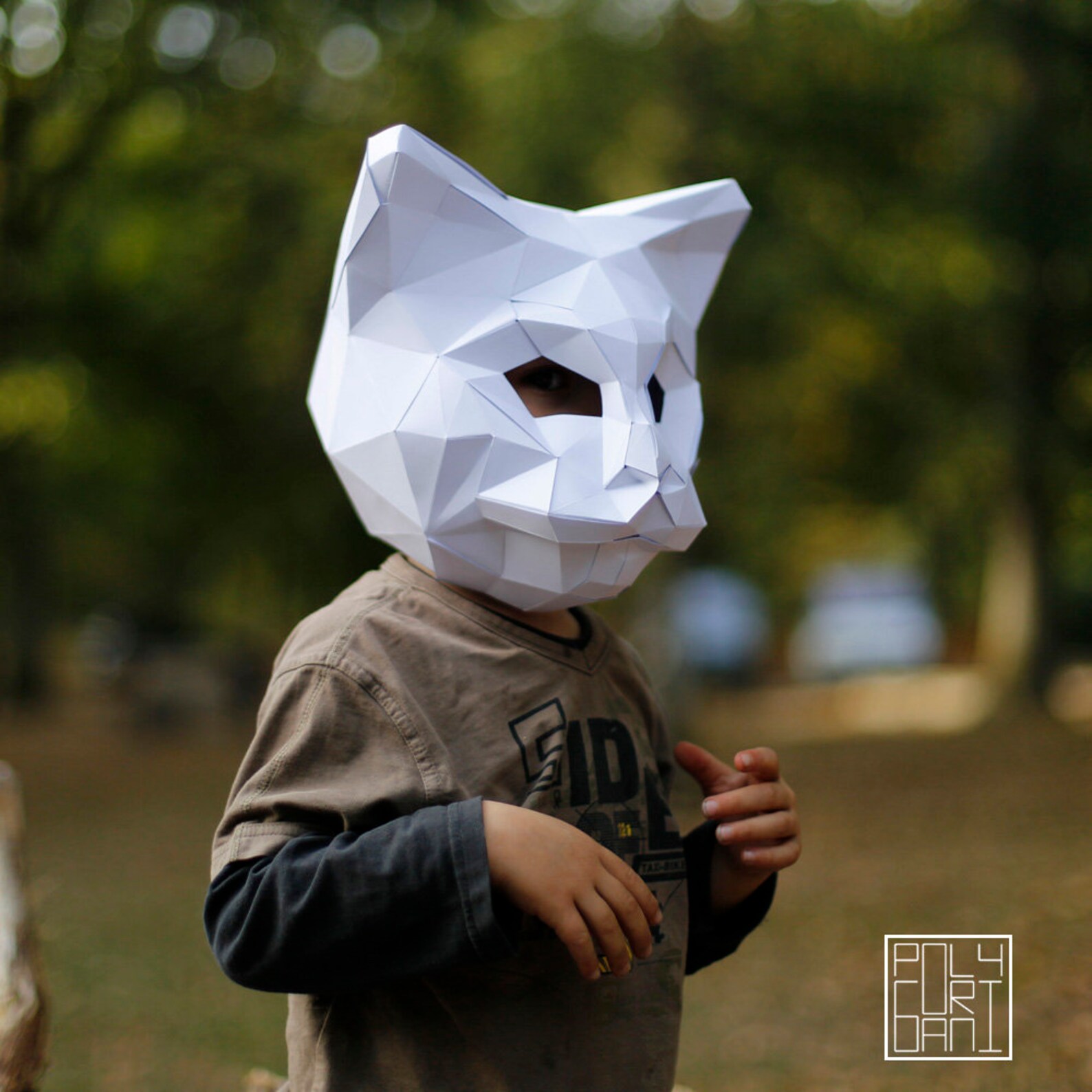 The Cat Mask | DIY Papermask | DIY Halloween Mask | Build Your Own ...