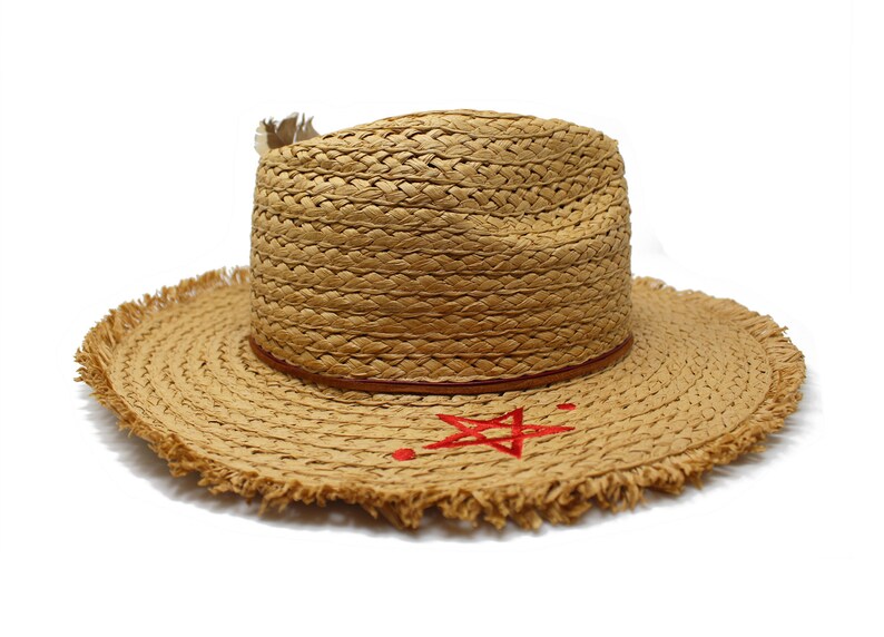 Natural Straw Hat Wide Brim Fedora Hat Sun Hat Paper Hat | Etsy