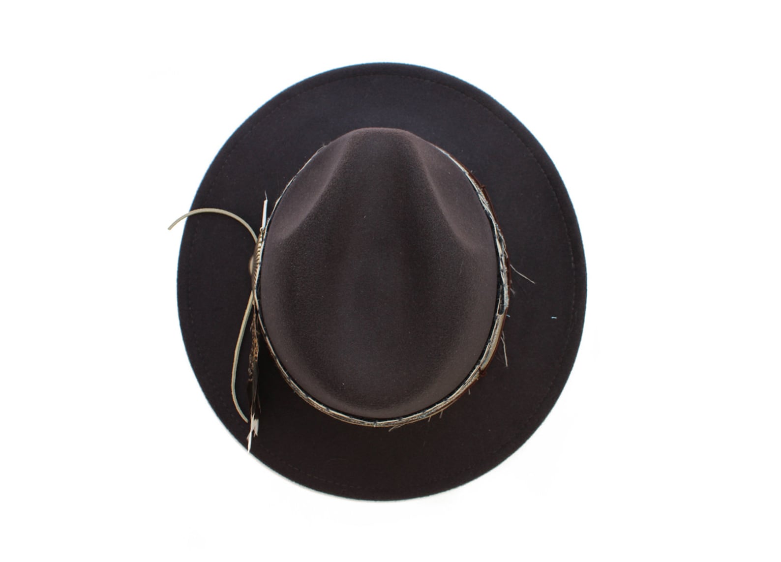 Grey Fedora Hat Navajo Concha Felt Hat One Size Fits All | Etsy