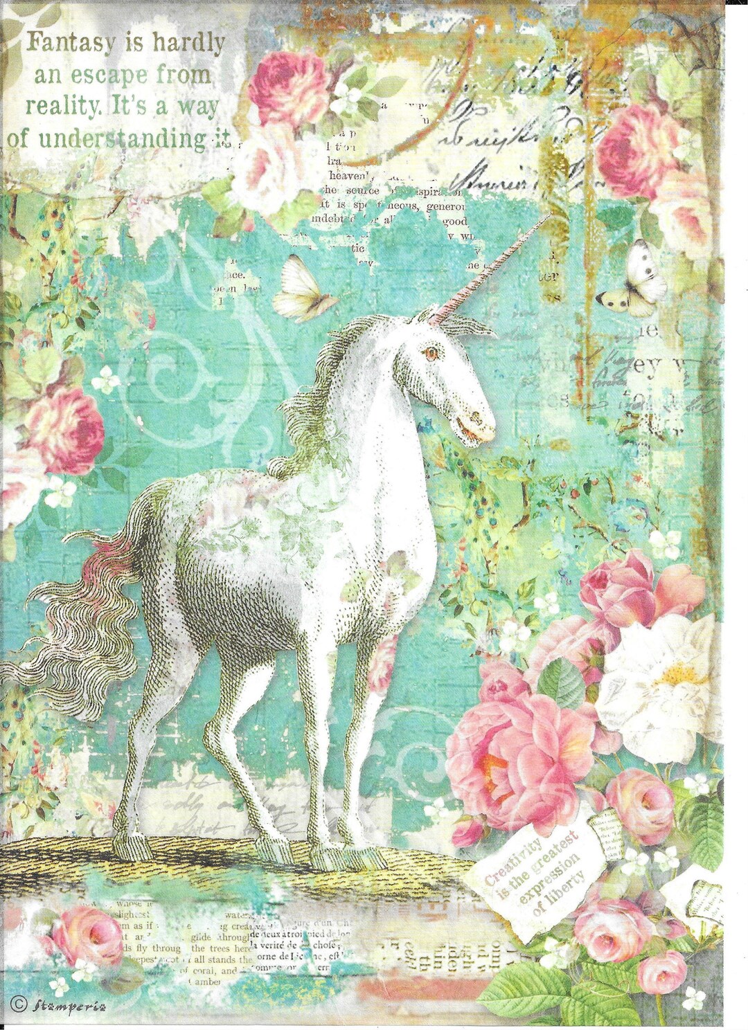 Decoupage Rice Paper - Etsy