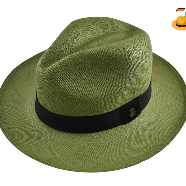 Green Straw Hat - Etsy