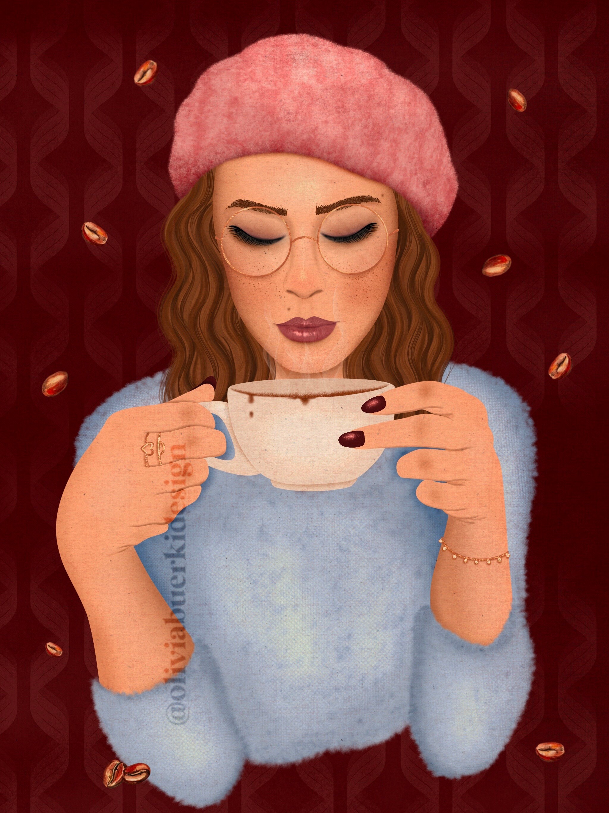 Digital Custom Portrait, Customized, Hand Drawn, Unique, Individual ...
