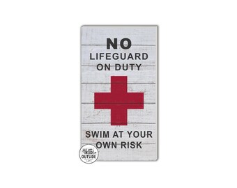 Lifeguard Sign | Etsy