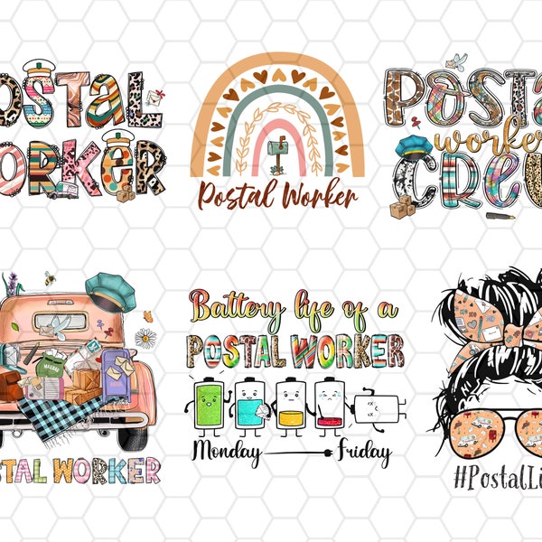 Postal Worker Svg - Etsy