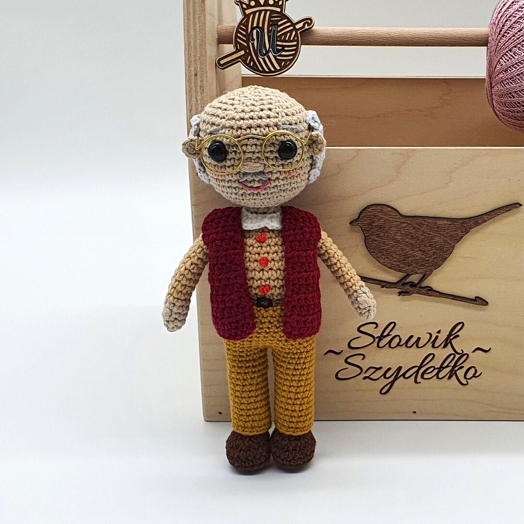 Grandpa - Collectible Figurine, Grandpa - Collectible Doll, Gift for ...