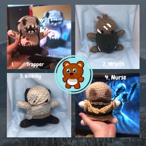Dead by Daylight Killers | Crochet Amigurumi Plushies - Etsy