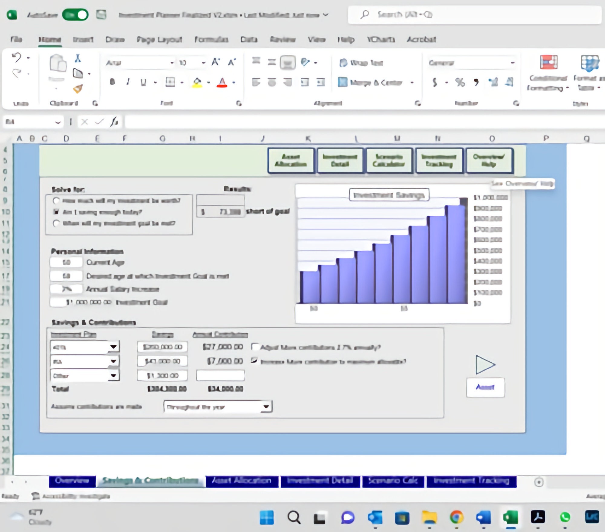Investment Projection Excel-based Spreadsheet W/ Investing 101 PDF - Etsy