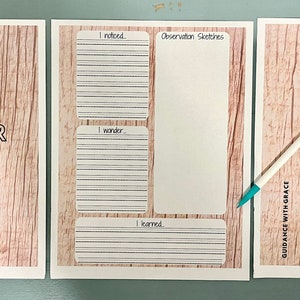 Nature Journal Wonder Inquiry Student Choice Observation - Etsy