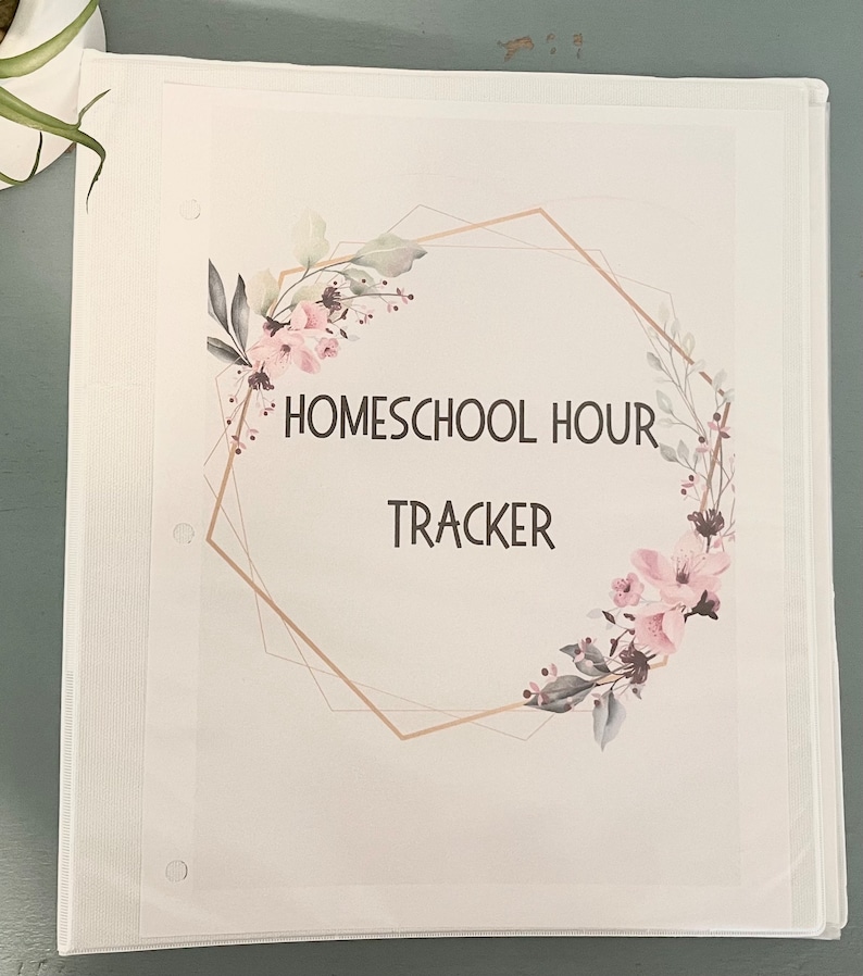 Homeschool Organization Hour Tracker Time Tracker Subject Checklist - Etsy