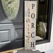 Welcome to Our Porch Tall Porch Sign 4 Foot Leaning Porch Sign - Etsy