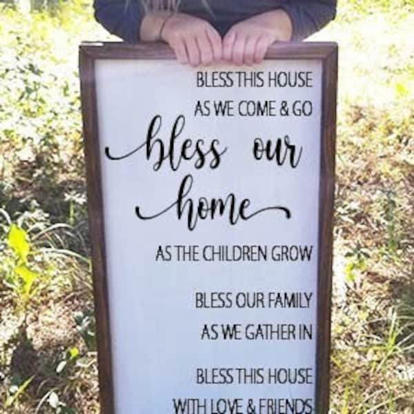 Bless Our Home - Etsy